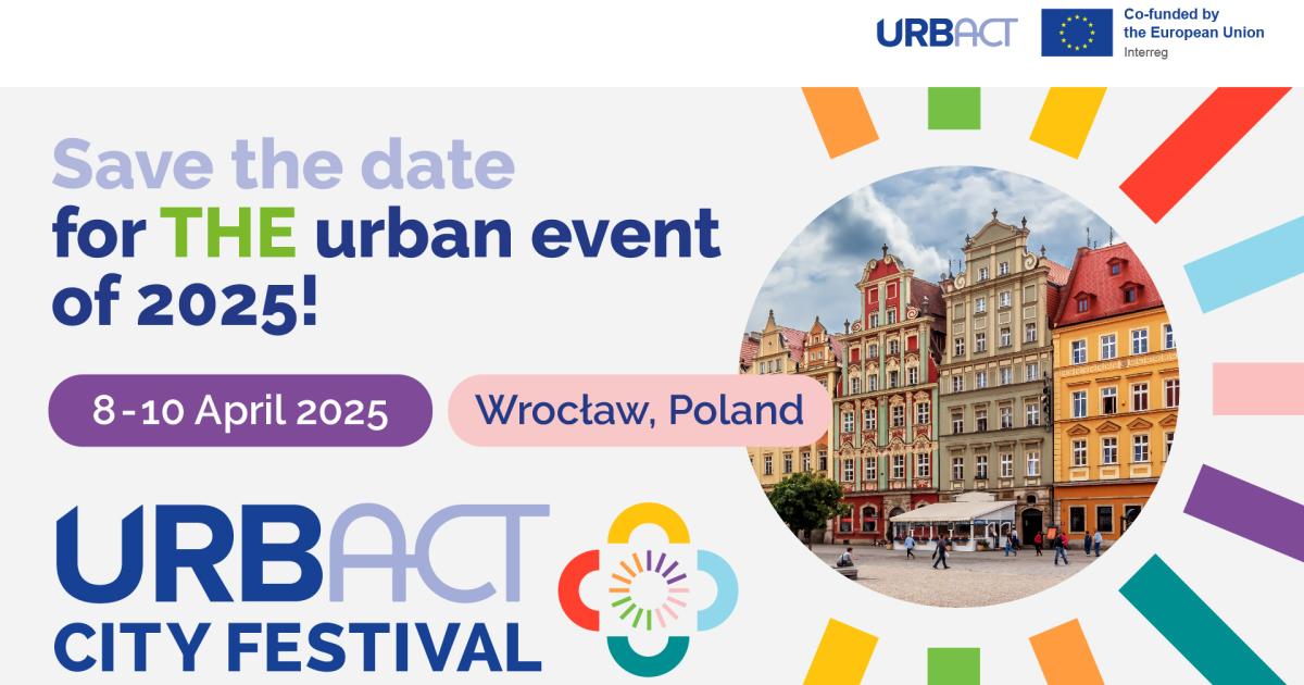 Reserve a data do URBACT City Festival em 2025! | urbact.eu